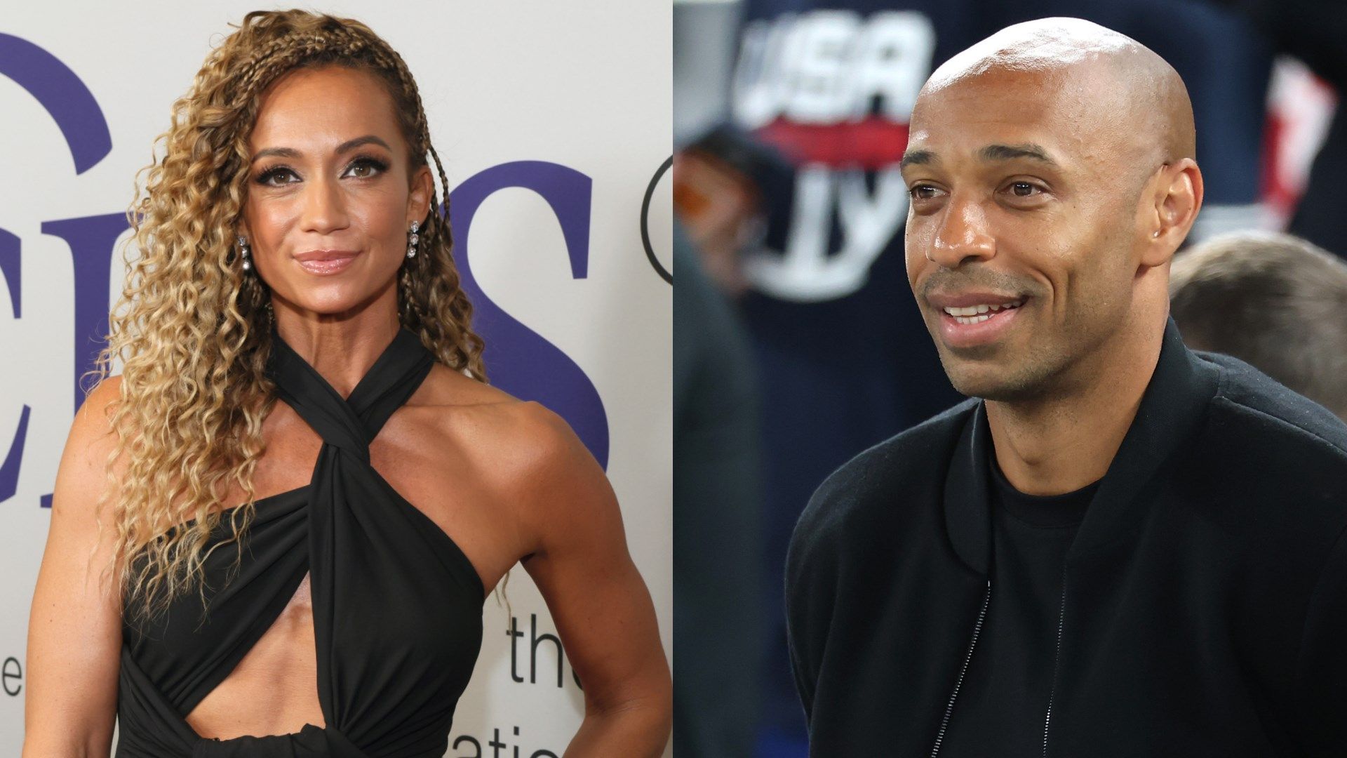 Leave me alone Thierry Henry hides his face after Kate Abdo make embarrassing mistake during Champions League show Goal US